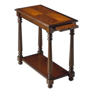 Butler Devane Plantation Cherry Chairside Table - Southwestern - Side ...
