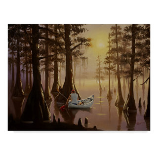 "Serenity" by D. Rusty Rust, Canvas Art, 47"x35" - Rustic - Prints And ...