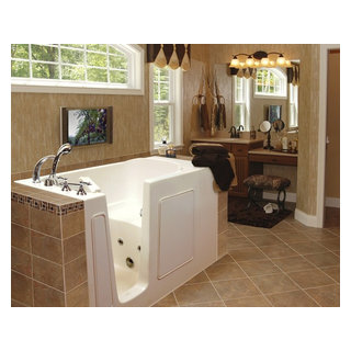 Walk-In Tub and Walk - In Shower - Tropical - Atlanta - by DELIGHTFUL ...