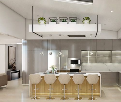 How to fabricate hanging (overhang) structure?