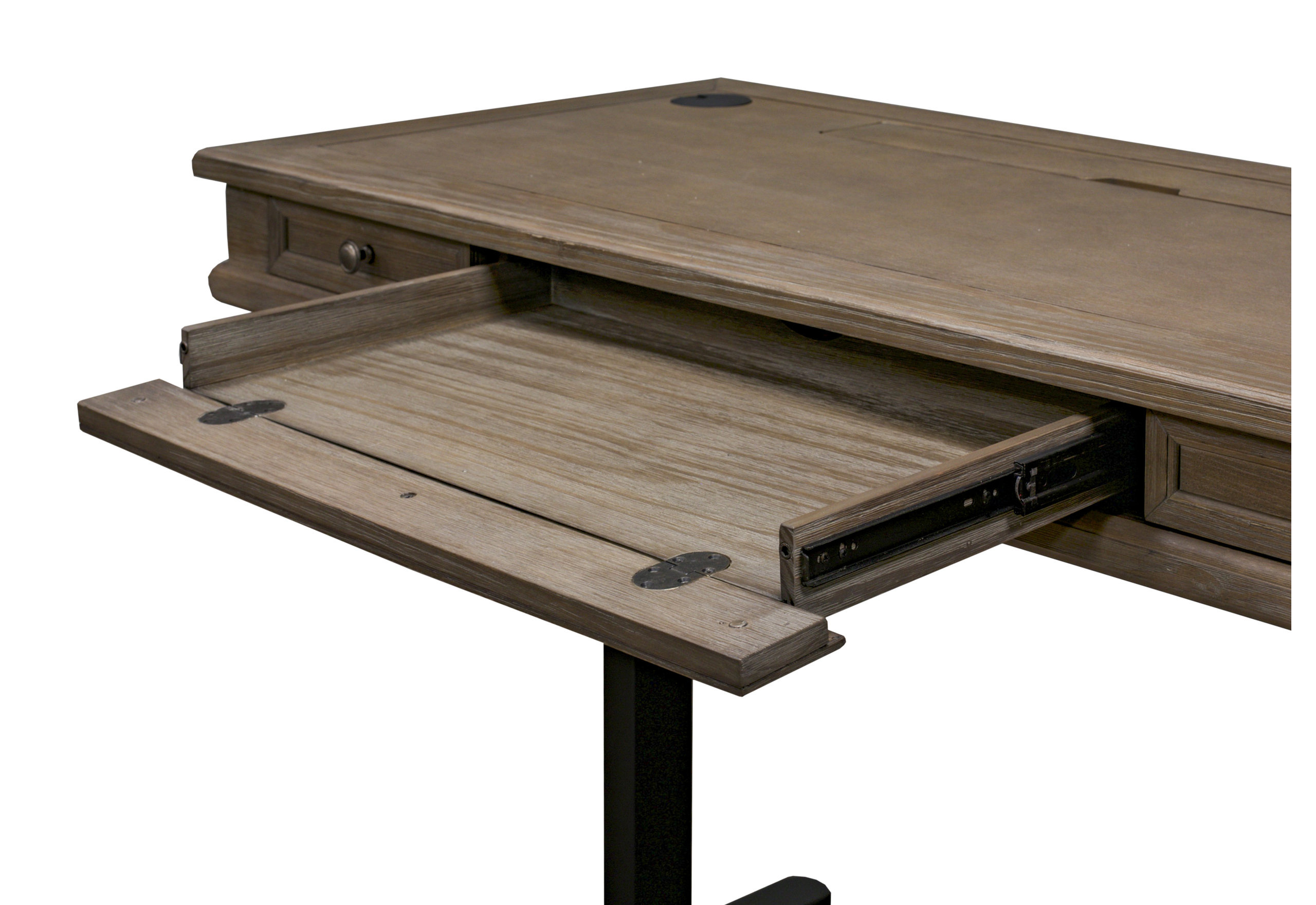 Carson Wood Electronic Sit/Stand Desk - Transitional - Desks And ...