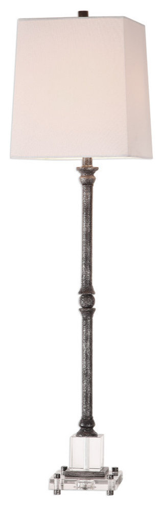 Uttermost Teala Aged Black Buffet Lamp - Traditional - Table Lamps - by Lighting and Locks | Houzz