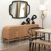 Santa Monica Four Door Rattan Sideboard - Tropical - Buffets And Sideboards - by Jamie Young ...