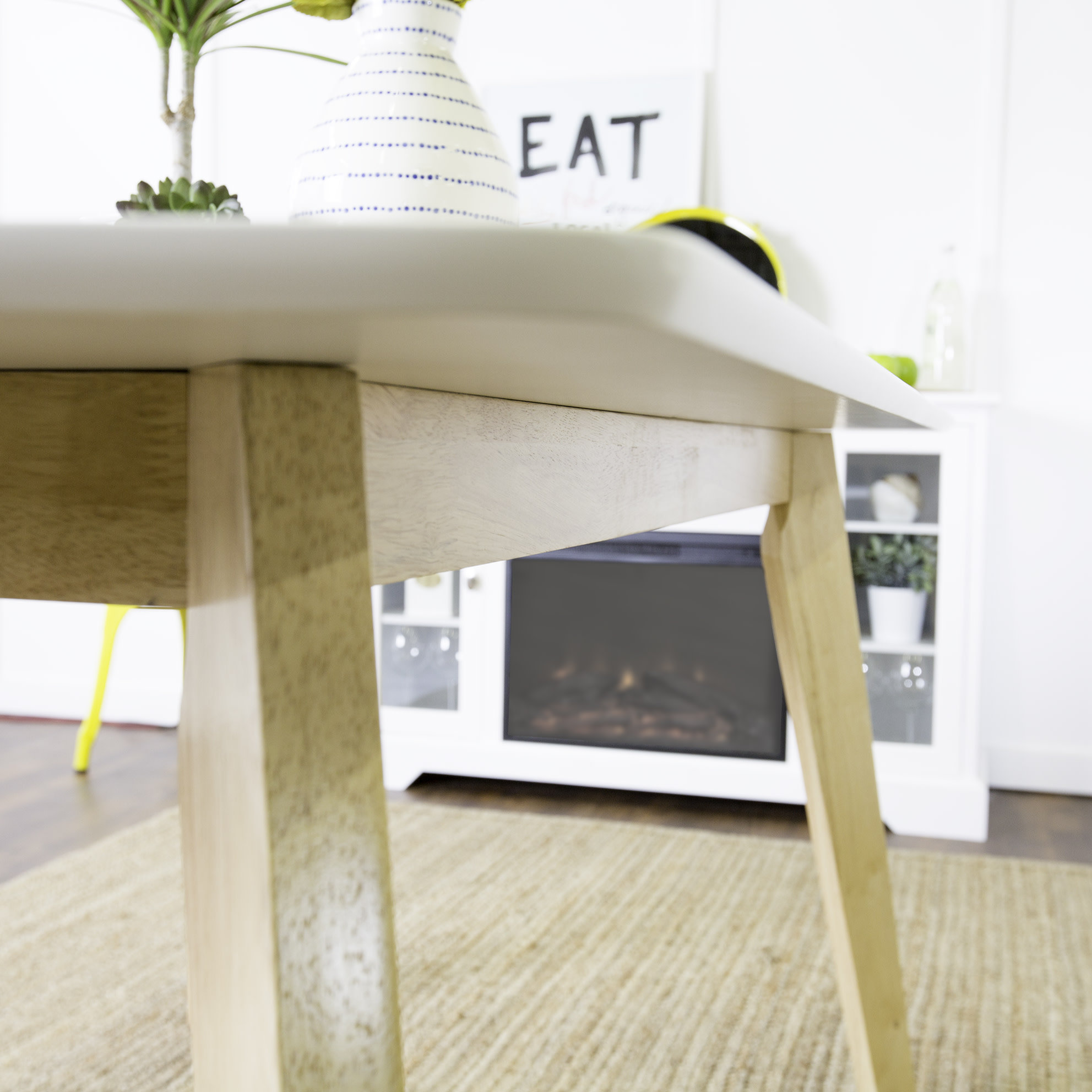 James Allan WEIF17953 Alpine 60"L Mid-Century Modern Wood Dining ...