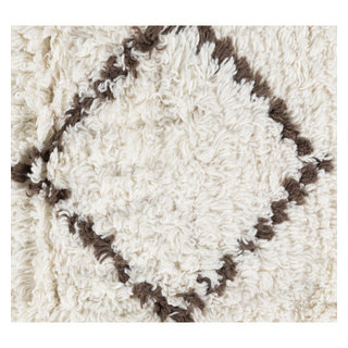 Surya Sherpa SHP-8001 8'x10' Rug, Dark Brown/Cream - Scandinavian ...
