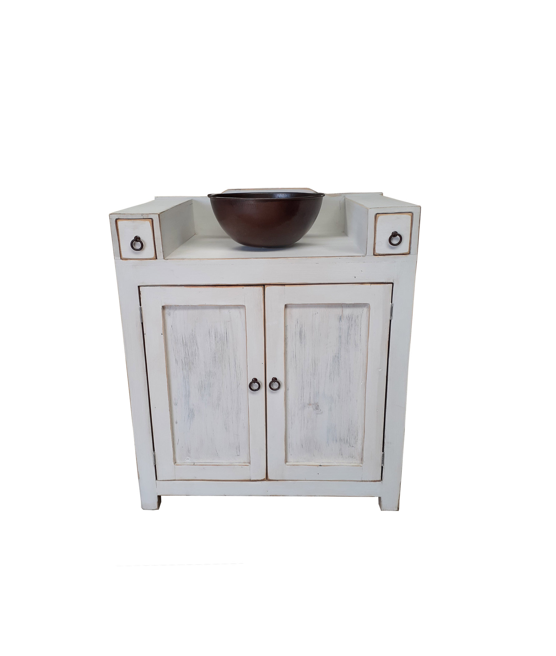 Adams Rustic Bathroom Vanity, 40x22x36 - Farmhouse - Bathroom Vanities ...