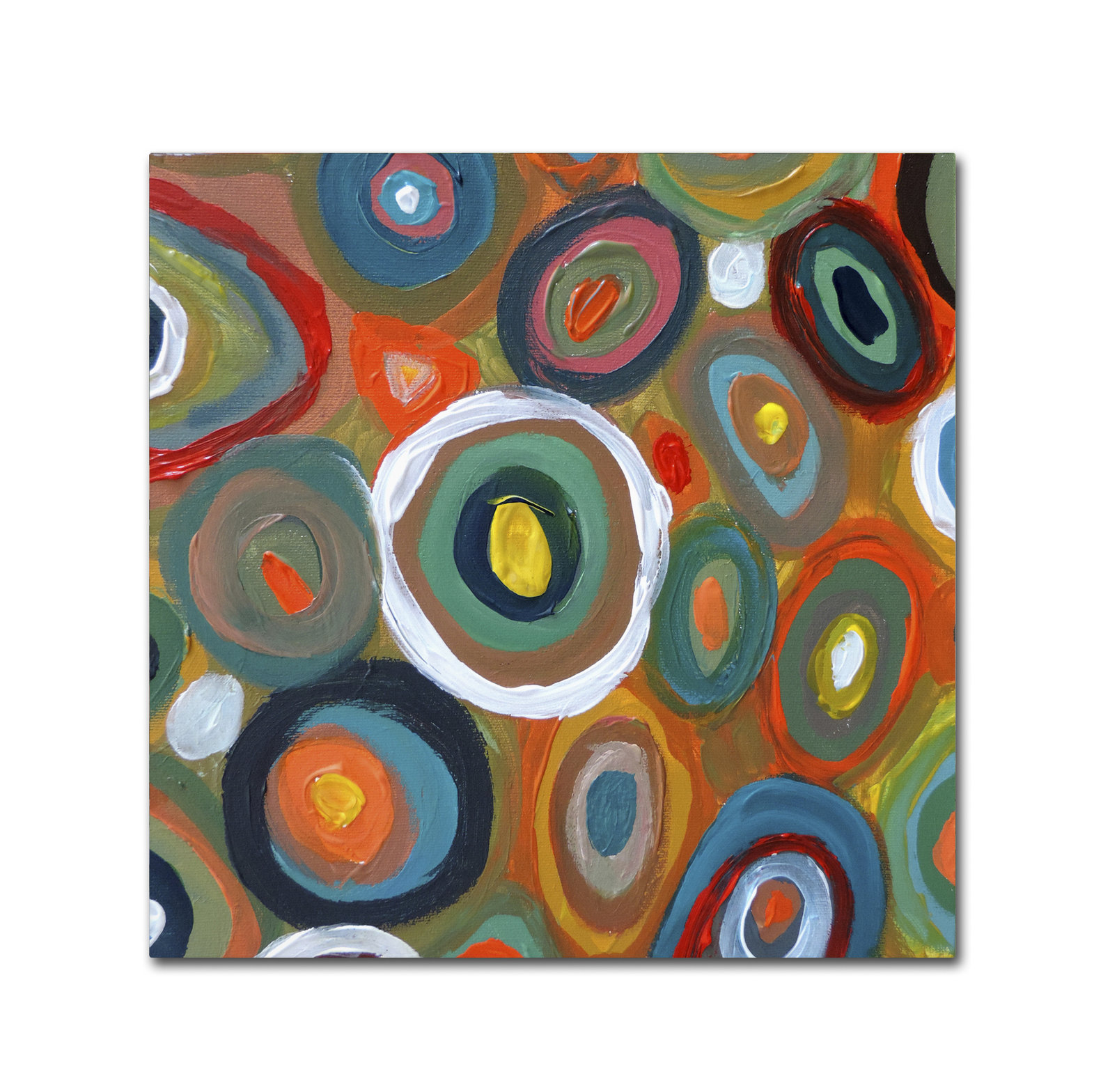 'Carisma' Canvas Art by Sylvie Demers, 35" x 35" - Traditional - Prints ...