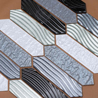 Hexagon Glass Tile/01, Sample - Contemporary - Wall And Floor Tile - by ...