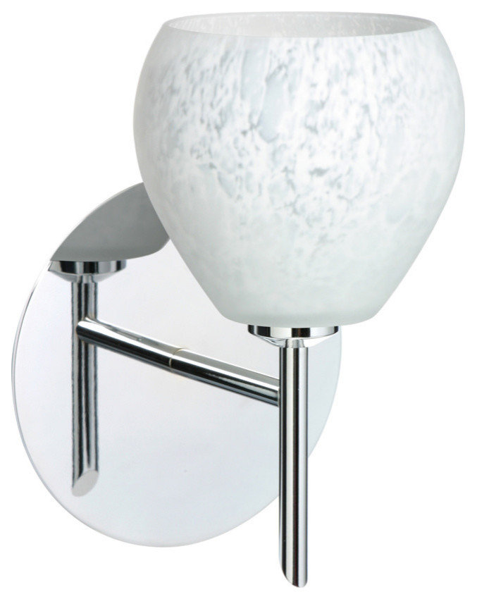 Tay Tay 1 Light Wall Lighting, Chrome - Transitional - Wall Sconces ...