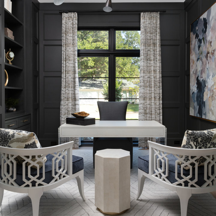 75 Wall Paneling Home Office Ideas You'll Love - June, 2025 | Houzz