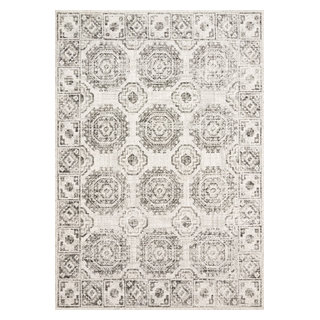 Loloi Joaquin Joa-03 Vintage and Distressed Rug, Ivory and Charcoal, 11 ...
