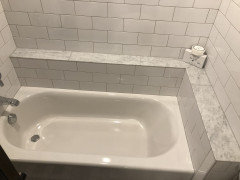 What material for shower ledge?