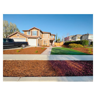 Front and Backyard Remodel (Concrete Pathway, Turf, Pavers, Retaining ...