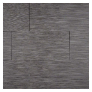Glazed Focus Graphite Porcelain Tile - Traditional - Wall And Floor ...
