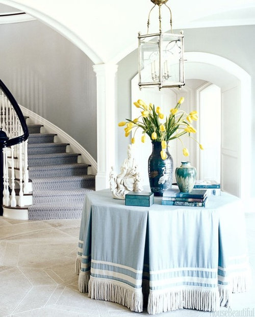 Need dimensions for a skirted entry table