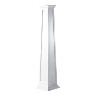 Endura-Craft Craftsman Classic, Square Tapered, Recessed Panel Column ...