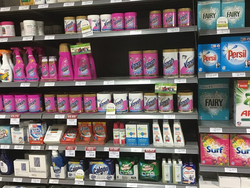 Waitrose laundry aisle!