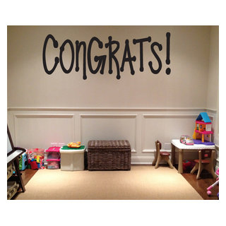 Congrats! Vinyl Wall Decal ce025congratsviii, 60 in. - Contemporary ...