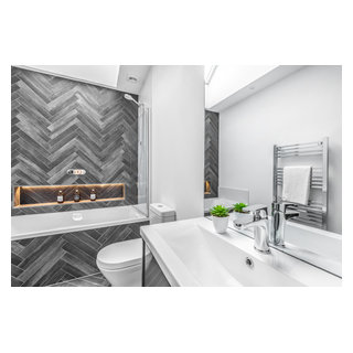 Full house rennovation with local developer - Contemporary - Bathroom ...