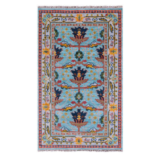 William Morris Hand Knotted Wool Rug 3' 1" X 5' 2" - Q20284, 3' 1" X 5 ...