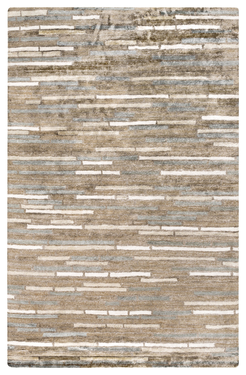 Hand Knotted Platinum Rug PLAT-9008, 2' x 3' - Contemporary - Area Rugs ...