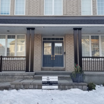 75 Metal Railing Porch Column Ideas You'll Love - June, 2022 | Houzz