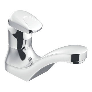 Moen 8884 Single Handle 1 Hole Metering Bathroom Faucet - Bathroom Sink ...