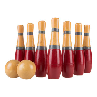 Bowling Set Indoor and Outdoor Bowling Game for Adults and Kids ...