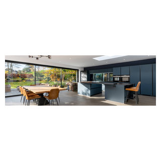 Fjord Blue Kitchen in Harpenden - Modern - Kitchen - Hertfordshire - by ...