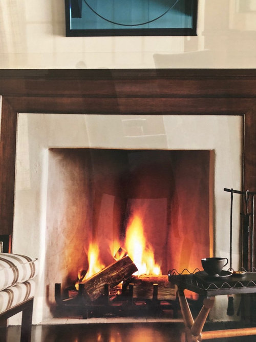 Fireplace box - interior finish