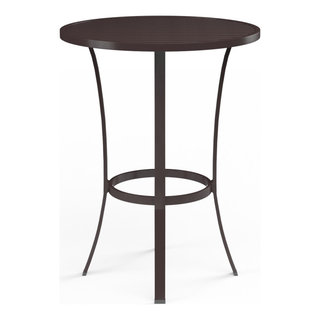 La Jolla Aluminum Made Round Outdoor Pub Table - Transitional - Outdoor ...