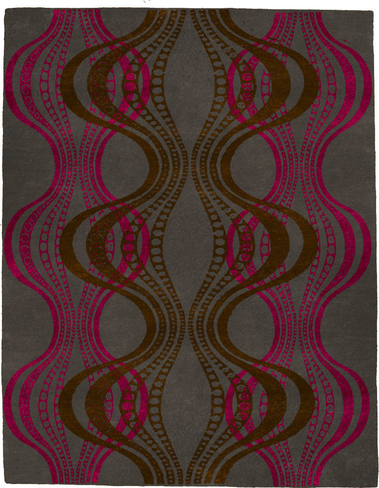 Seismology A Wool Signature Rug, 8' Square - Contemporary - Area Rugs ...