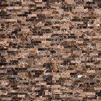 Emperador Splitface Peel And Stick Wall Tile Honed - Contemporary - Mosaic Tile - by Tilesbay ...