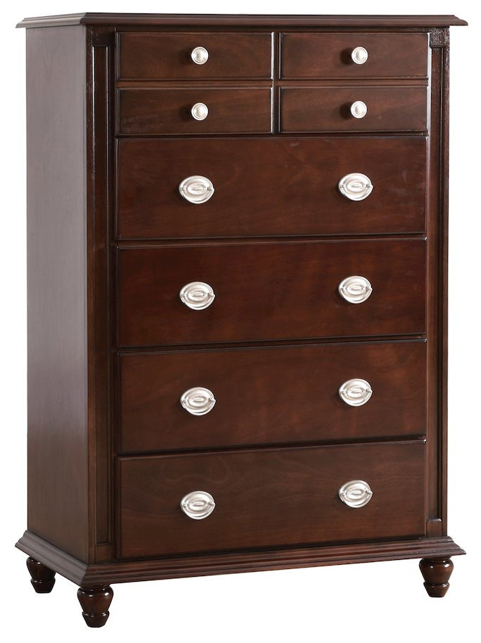Glory Furniture Summit Chest in Cappuccino Color - Contemporary ...