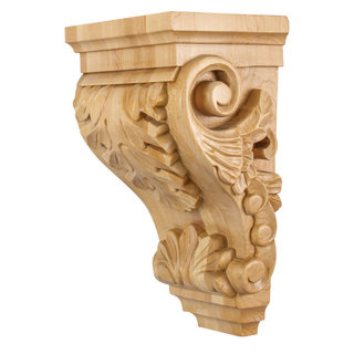 Hardware Resources CORB-4 Corbel, Natural Maple - Victorian - Corbels ...
