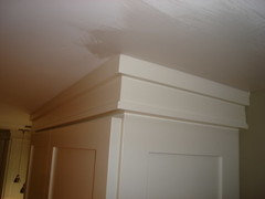 Crown molding on shaker style cabinets