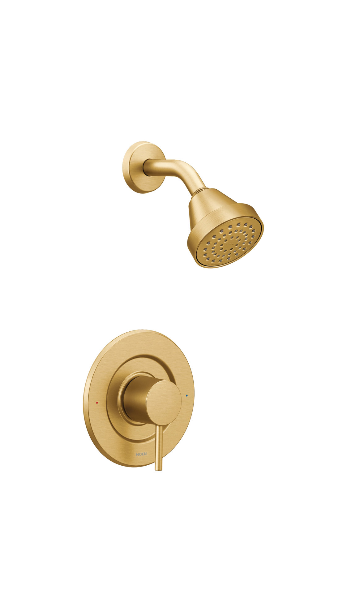 Moen Align Brushed Gold Posi-Temp Shower Only - Transitional ...