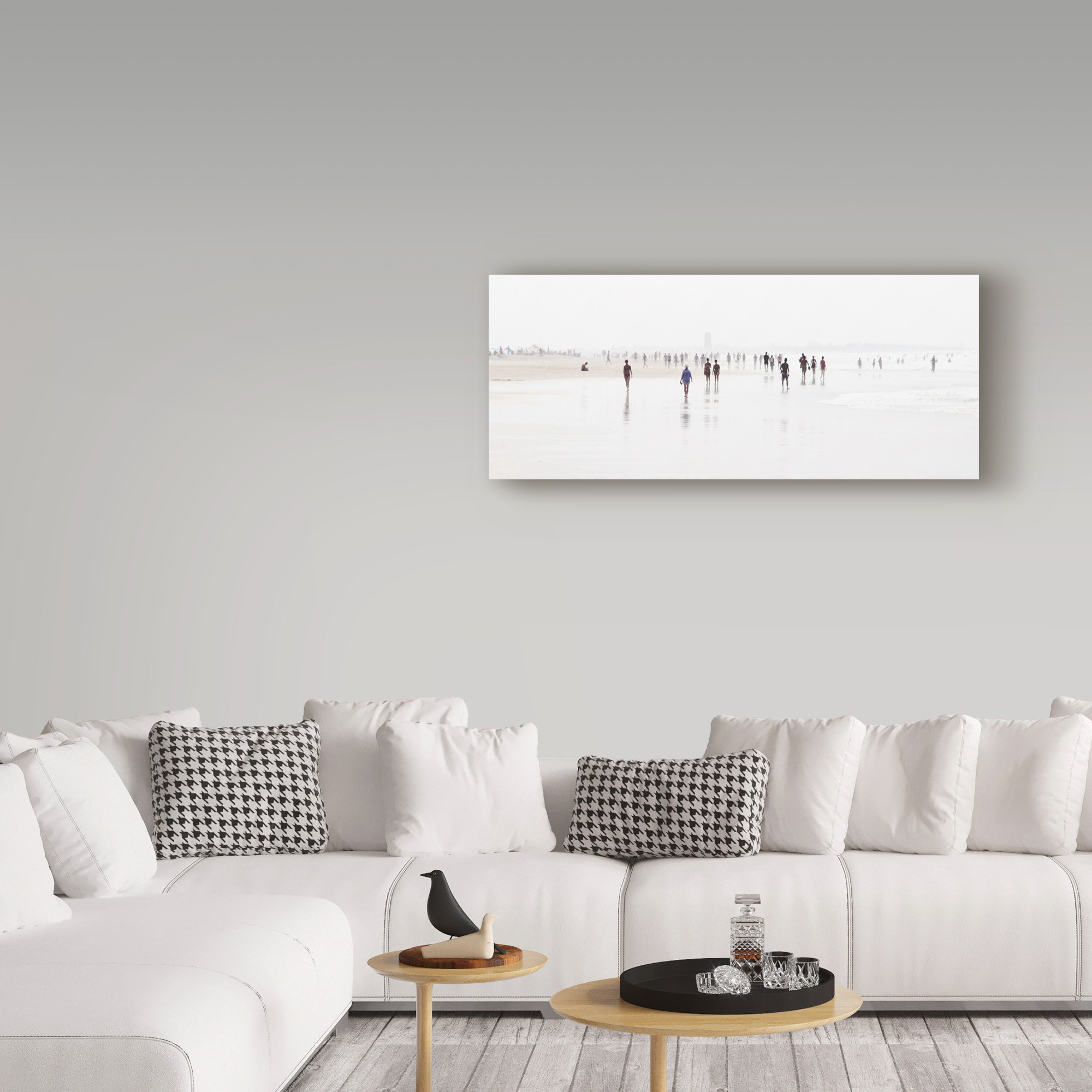 Anatol Hennig 'Costa De La Luz' Canvas Art, 47"x20" - Beach Style ...