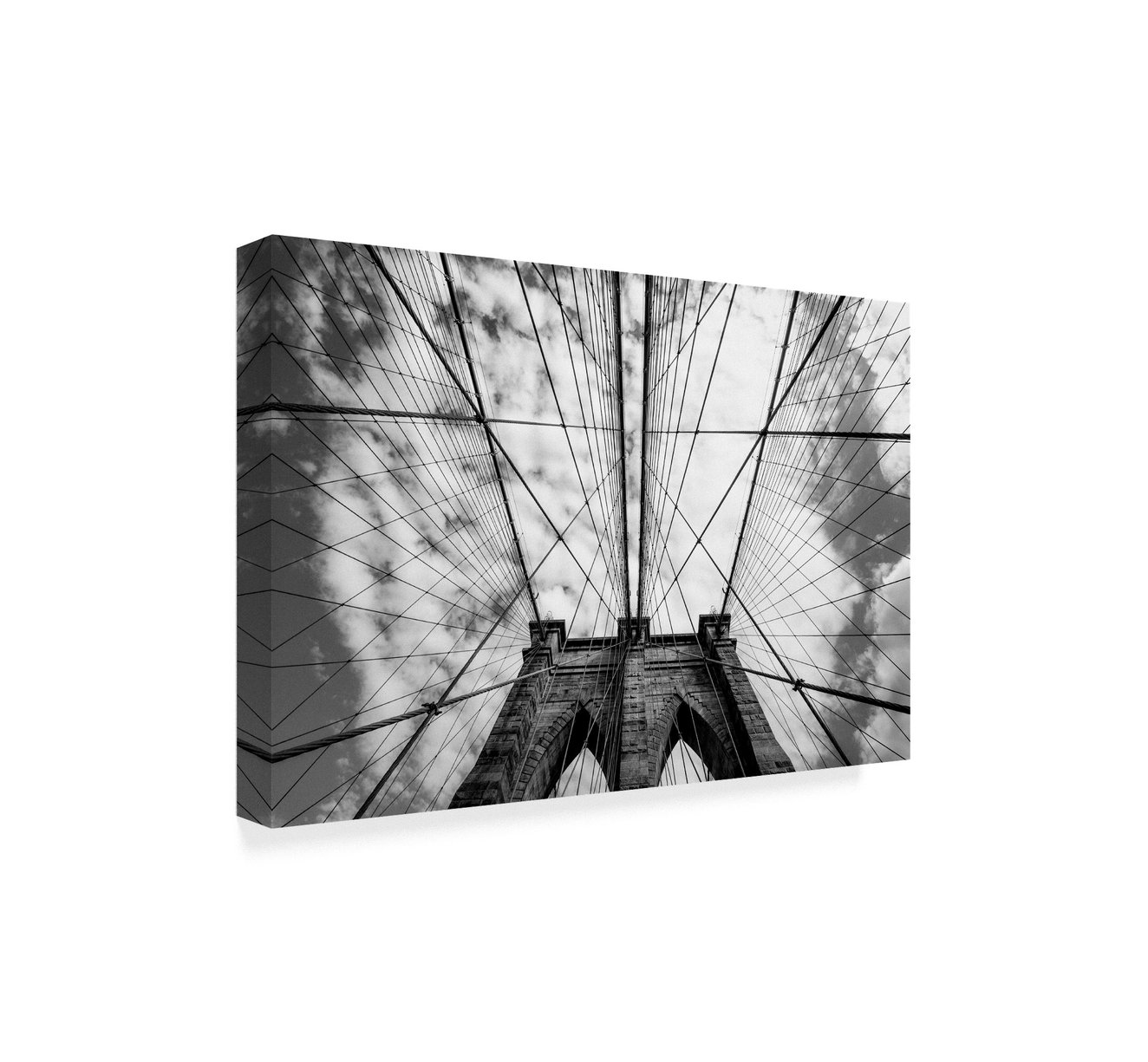 Susumu Nihashi 'The Bridge' Canvas Art, 47"x30" - Contemporary - Prints And Posters - by ...