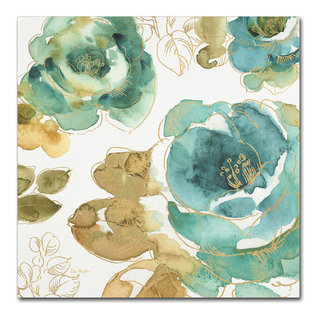 Lisa Audit 'My Greenhouse Roses III' Canvas Art, 35"x35" - Contemporary ...