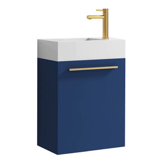 Colmar 18" Vanity Set With Acrylic Sink - Contemporary - Bathroom ...