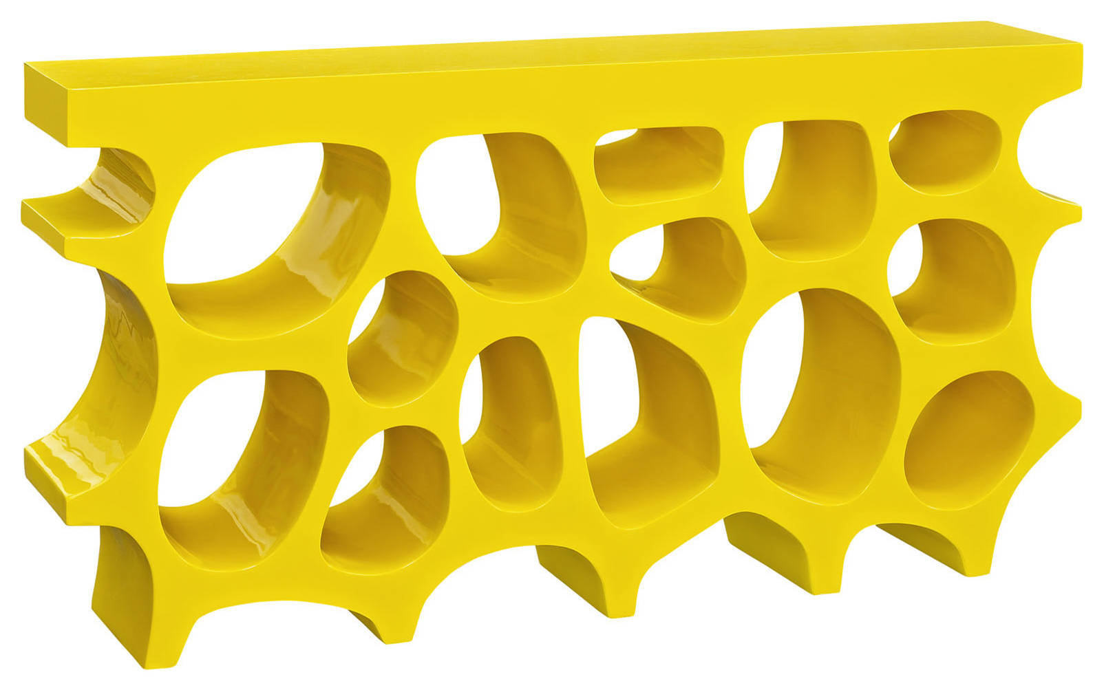 Modern Yellow Wander Medium Stand, 12"Lx63"Wx33"H - Contemporary ...