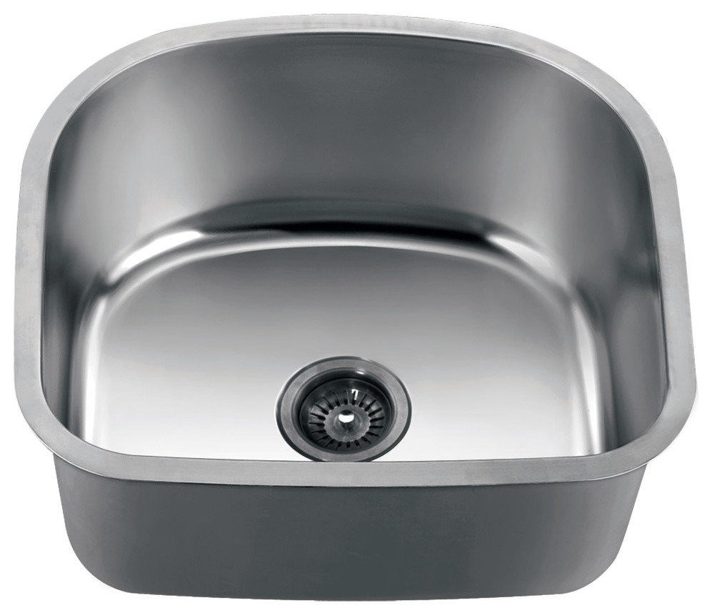 Dawn Undermount Cresent Single Bowl Sink - Contemporary - Kitchen Sinks ...