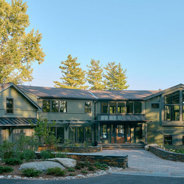 75 Modern Green Exterior Home Ideas You'll Love - January, 2025 | Houzz