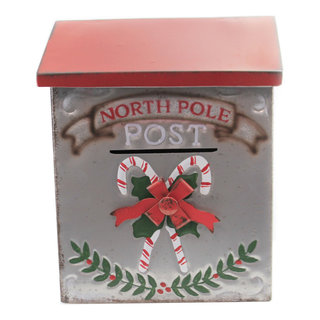 Christmas Letters To Santa Mail Box Metal North Pole Post 9737060 ...