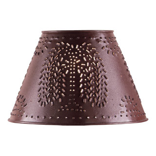Punched Tin Lamp Shades by Park Designs Rustic Country Star or Willow ...