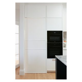 Hidden Door with Pivot Hinge to Butlers Pantry - Contemporary - Kitchen ...