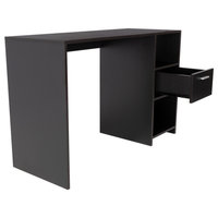 Arlington Computer Desk with Drawer, 2 Open Storage Shelves and Legs ...