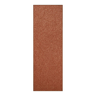 Furnish My Place Rust Solid Color Rug Made In Usa, 4' x 24 ...