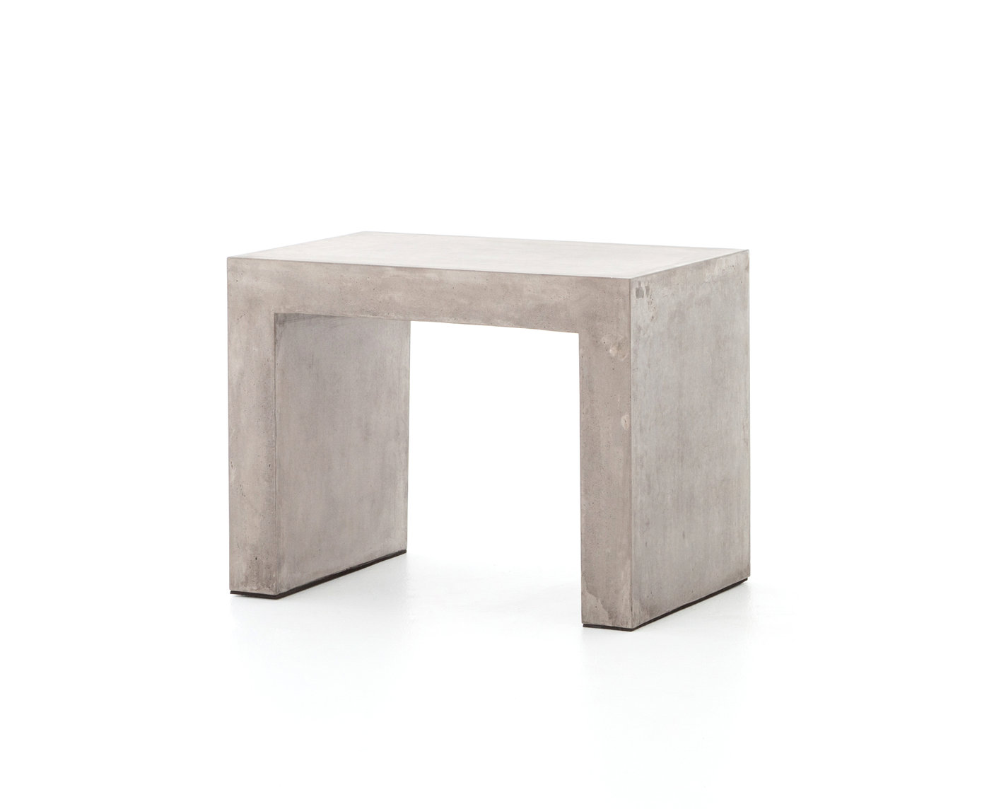 Parish Side Table-Grey Concrete - Contemporary - Outdoor Side Tables ...